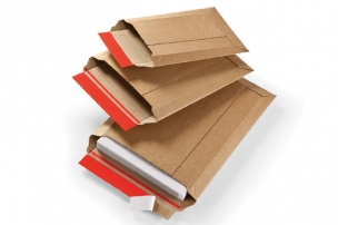 Grande pochette en carton ondulé rigide - 53x72 cm -Toutembal