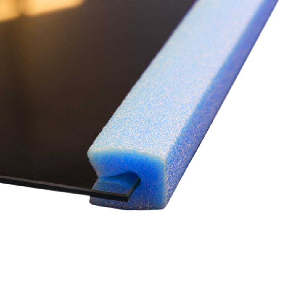 Profilé de protection mousse spécial produit fin